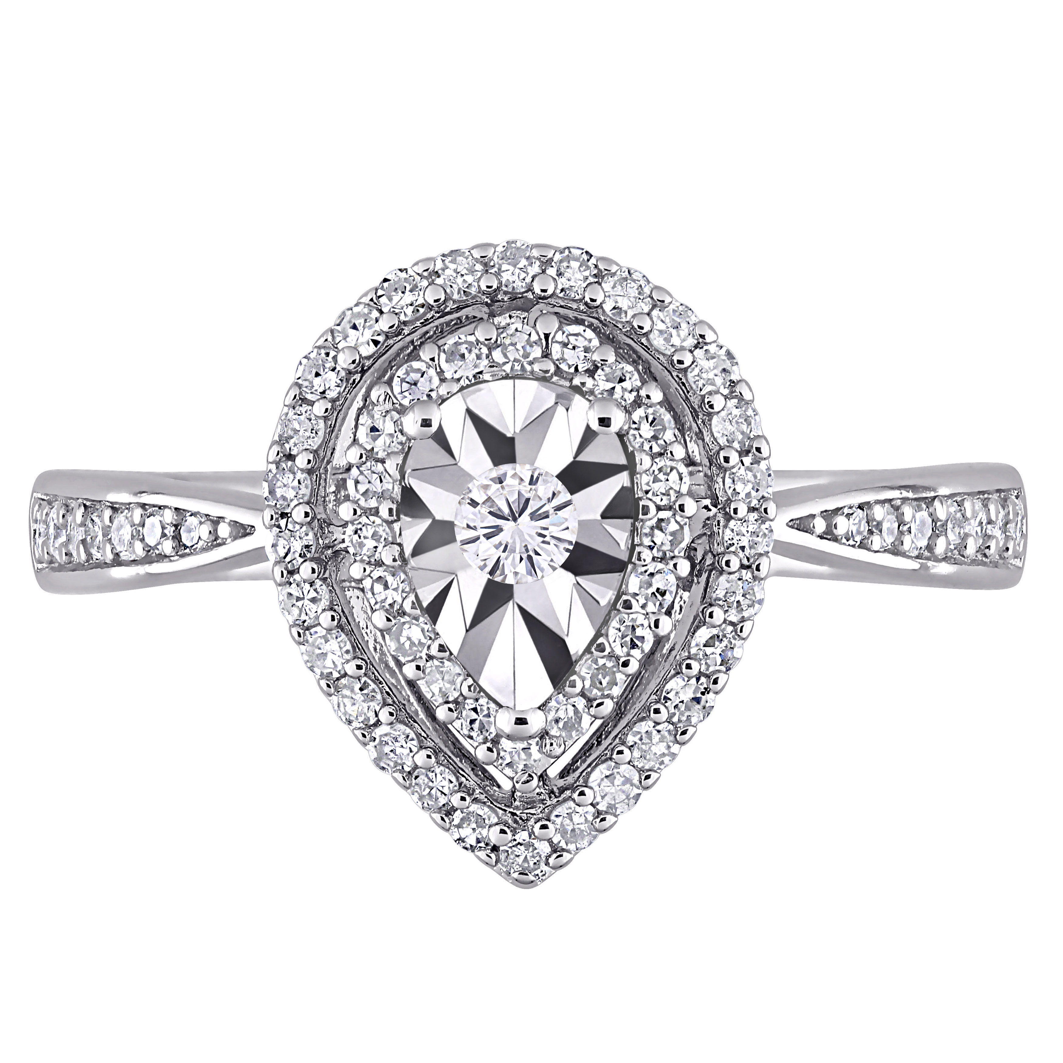 Teardrop Halo Engagement Rings at Guillermo Wilbur blog